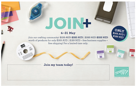 Why should you join Stampin' Up?? Join now and get a great deal!